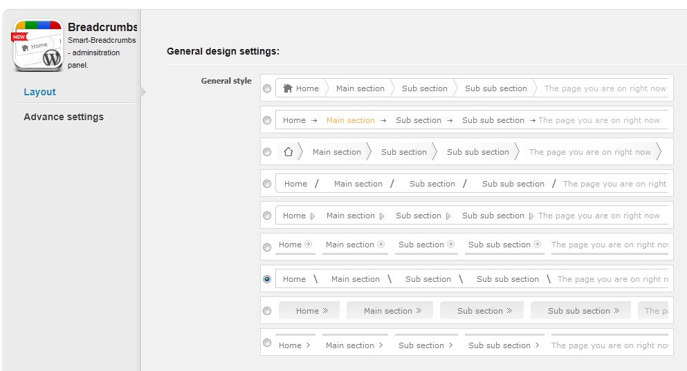 Smart Breadcrumbs - Wordpress Plugin